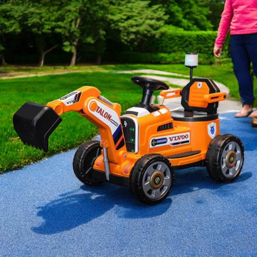 PATOYS | 12V Kids Excavator Battery Operated Ride-On JCB Truck (Model ...