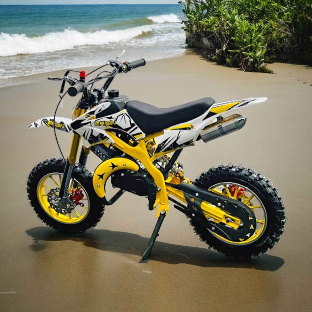 PATOYS 50CC Mini Super Petrol Dirt Bike | 2-Stroke Pocket Bike for Kids ...