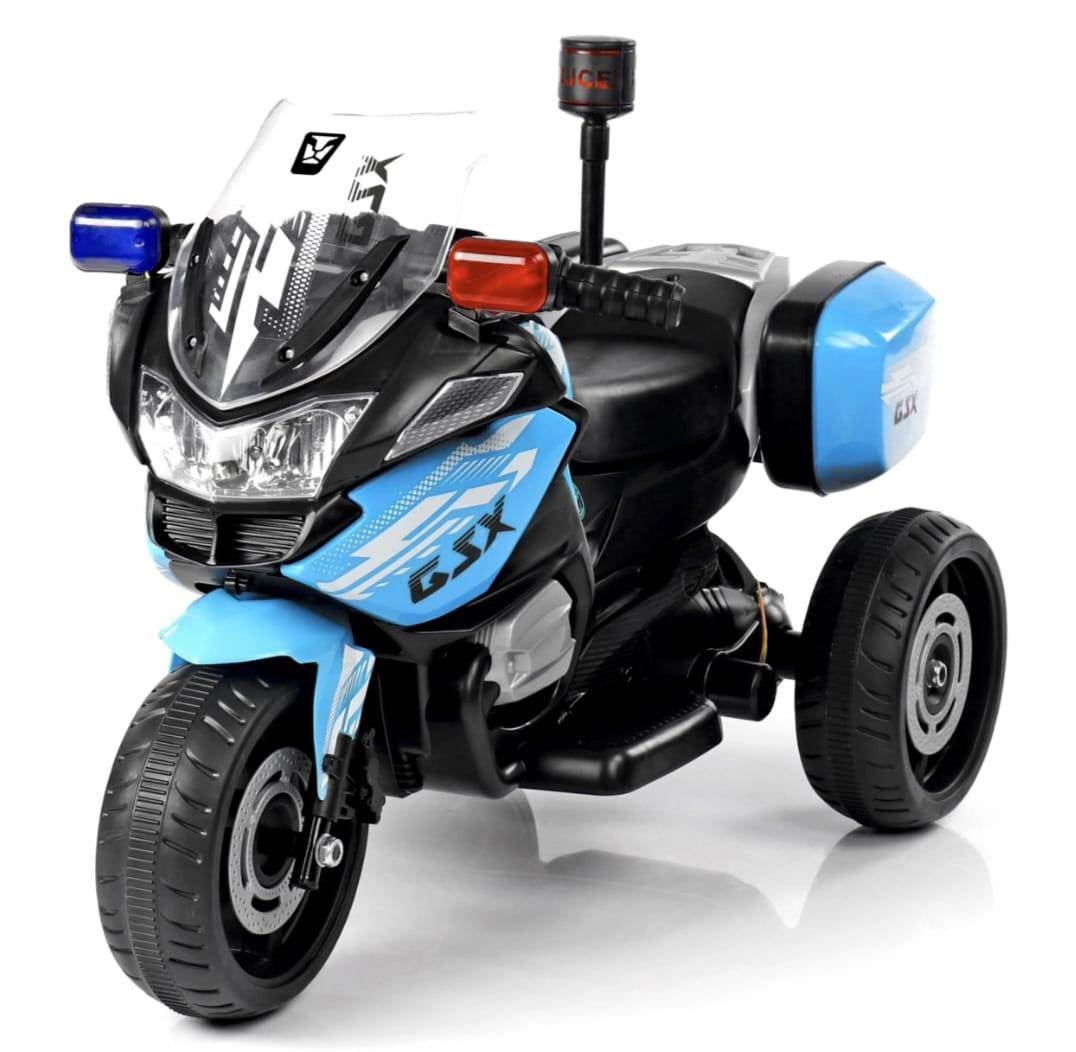PATOYS | Battery Operated Three-Wheel Kids Police Bike (Multi Color ...