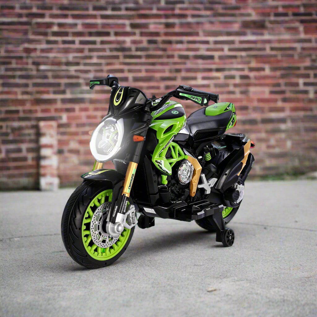 PATOYS | Officially Licensed Ben 10 Big Ride-On Bike 12 Volt for Kids ...