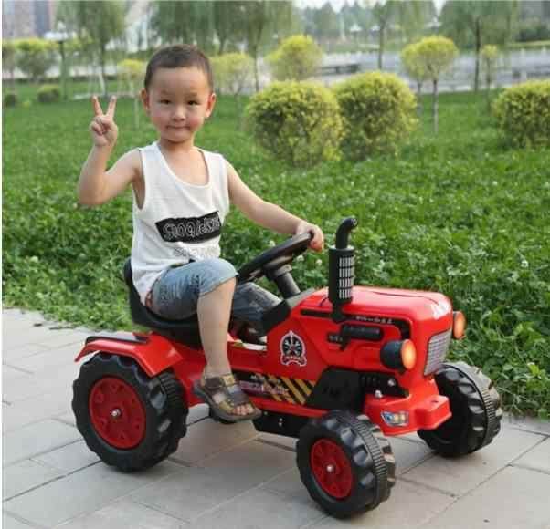 PATOYS | Kids Ride on Farming Tractor with Trailor and remote ...