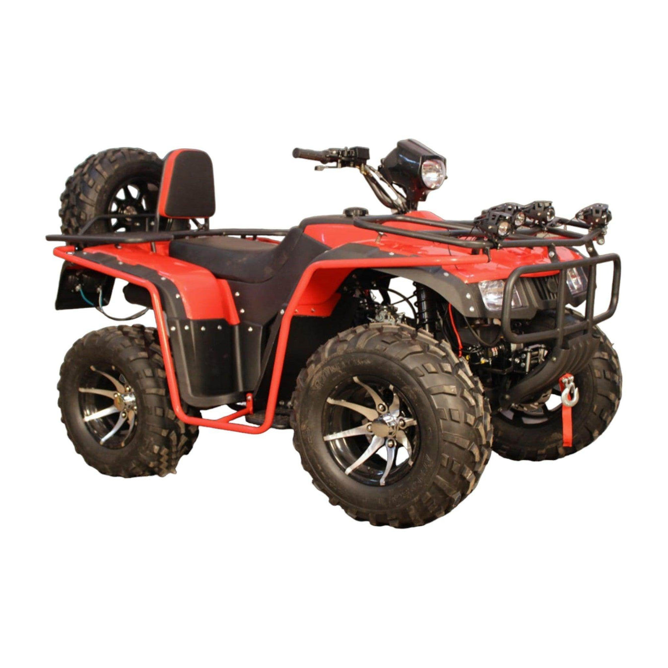 250CC Super Hunk ATV Red — 80km/h, Winch, 200kg Load — PATOYS