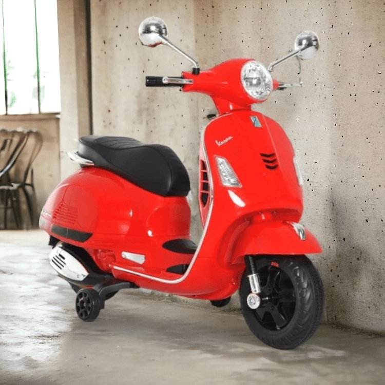 PATOYS | Vespa Rechargeable Battery Operated 12v Ride-on Scooter for ...